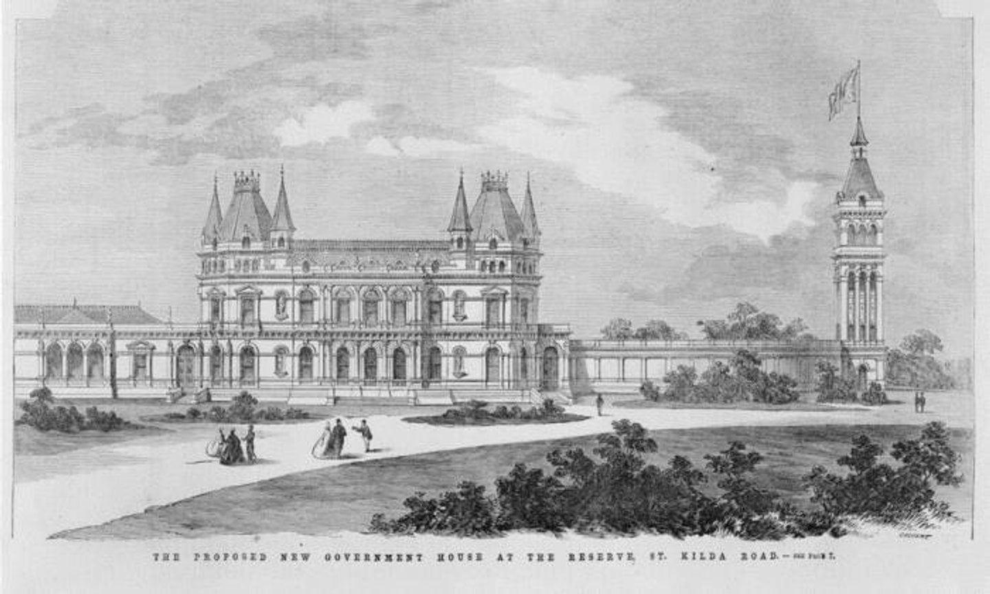 The building of Government House | governor.vic.gov.au